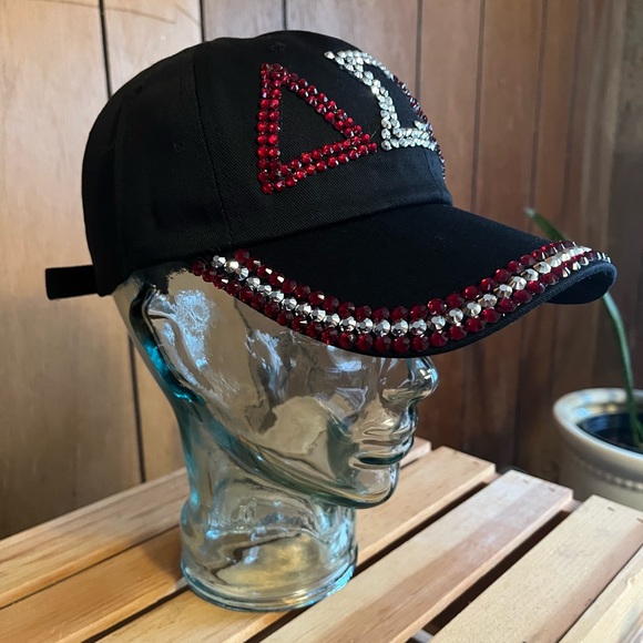 Accessories | Delta Sigma Theta Bling Cap Black | Poshmark